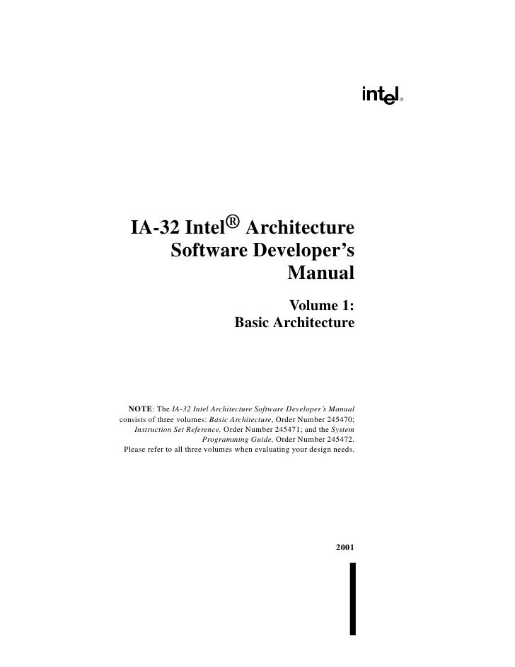 Intel ia 32 64 software developers manuals : tingtersand