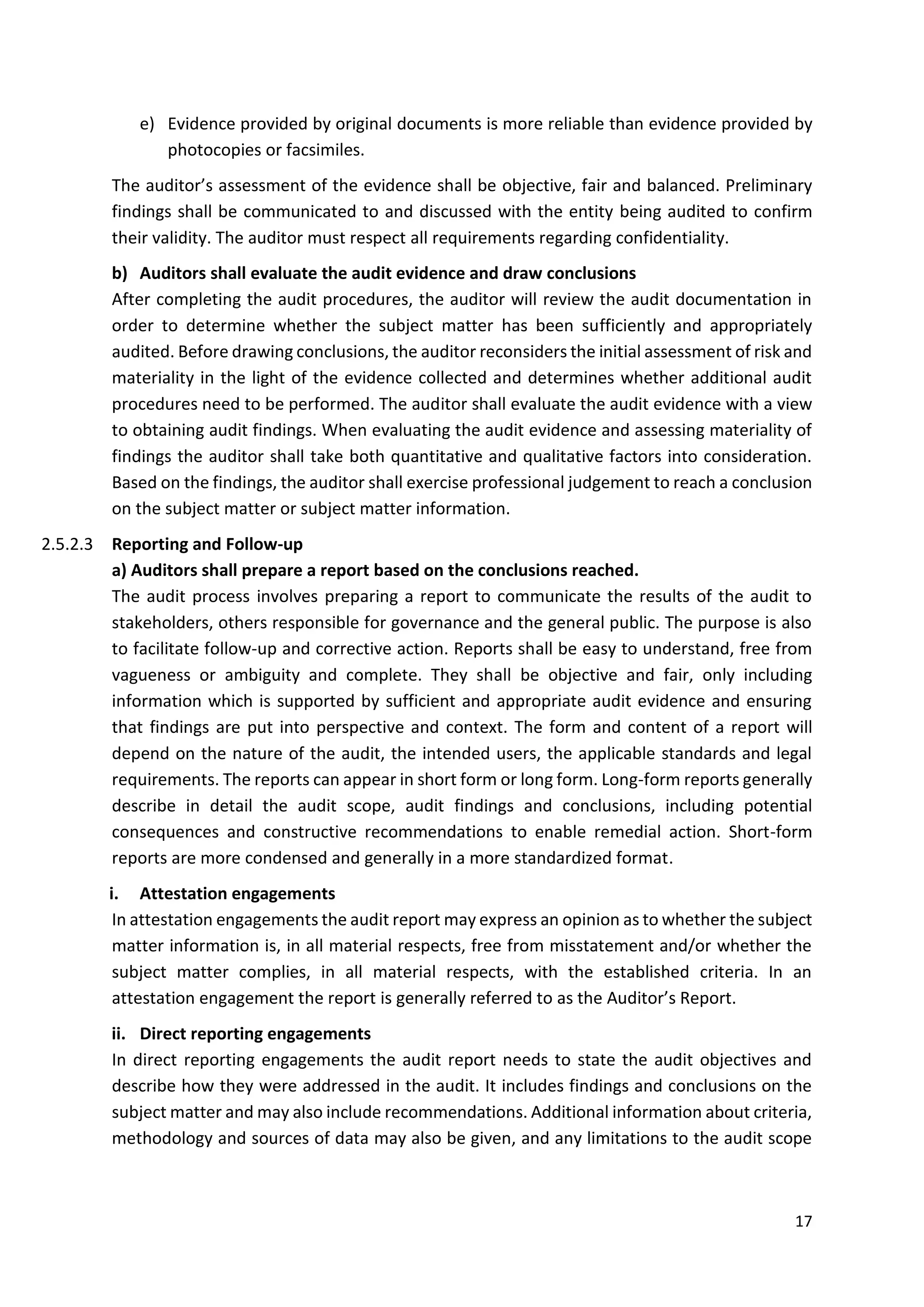 CAG’s Auditing Standards 2017 | PDF