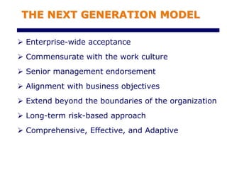 Cyber Security Organizational Operating Model and Governance | PPTX