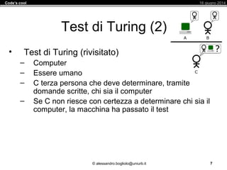 Test di Turing e Intelligenza Artificiale | PPT