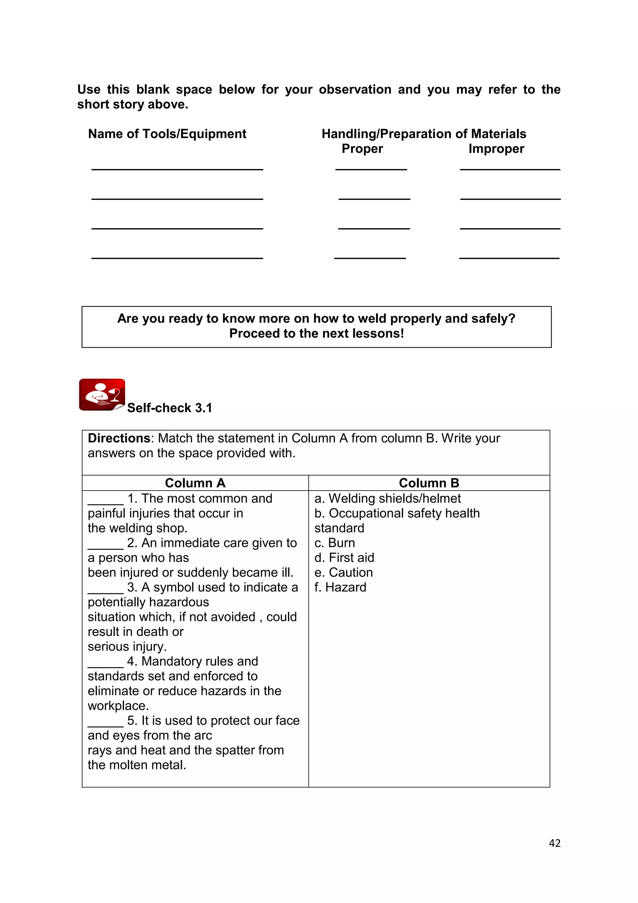 METAL WORKS - GRADE 7 & 8 | PDF