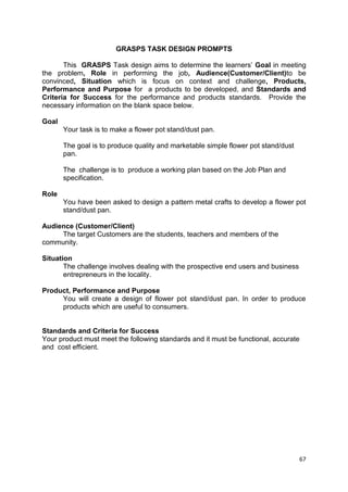 METAL WORKS - GRADE 7 & 8 | PDF