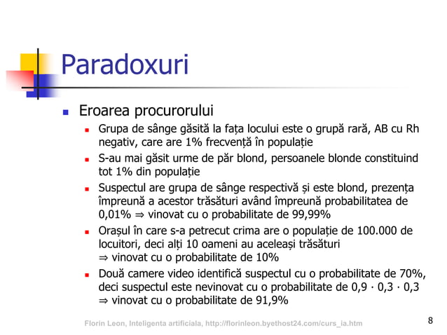 Rationament probabilistic | PPT