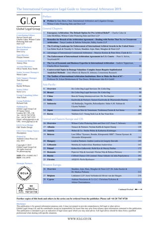 International Arbitration 2015 | PDF