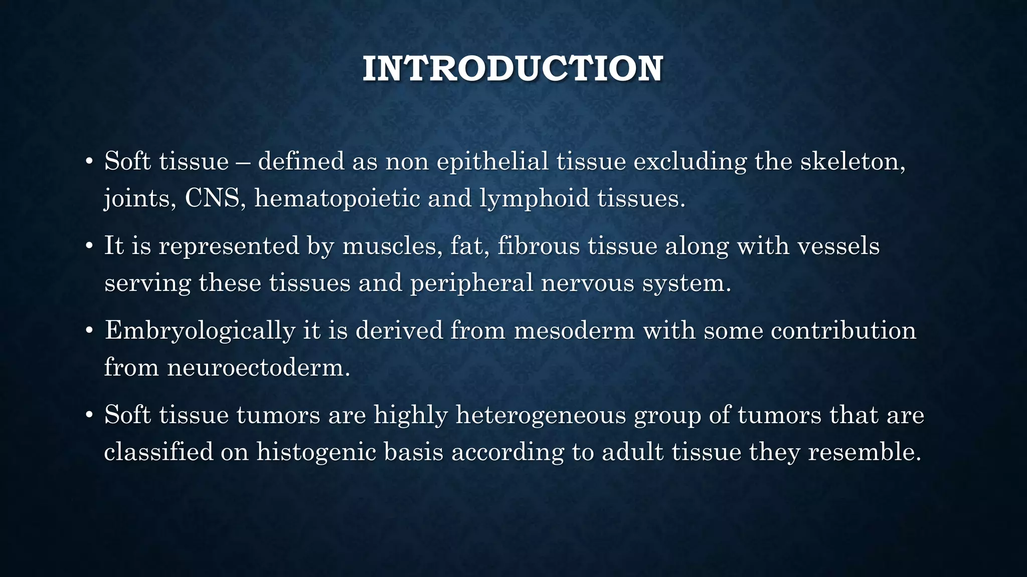 Immunohistochemistry in diagnosis of soft tissue tumours seminar | PPTX