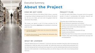 UX Information Architecture Design, Sharon Public Library | PPT