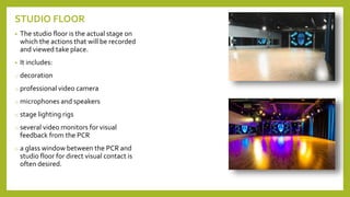 STUDIO PRODUCTION/ TELEVISION PRODUCTION | PPTX