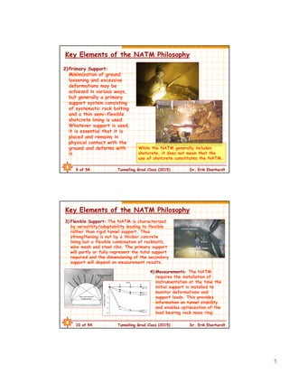 Tunnelling & underground design (Topic6-sequential excavation ...