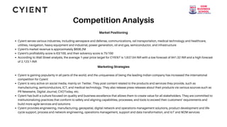 Industry Analysis - CYIENT | PDF