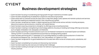 Industry Analysis - CYIENT | PDF