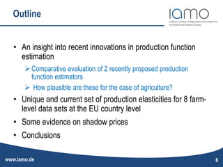 Identifying Factor Productivity by Dynamic Panel Data and Control Function Approaches: A ...