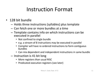 Intel 64bit Architecture | PPT