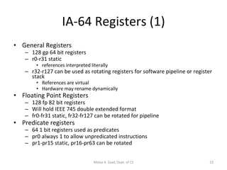 Intel 64bit Architecture | PPT