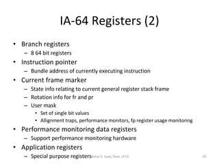 Intel 64bit Architecture | PPT