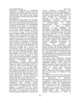 The impact of leadership competence and administrative leadership on higher education ...