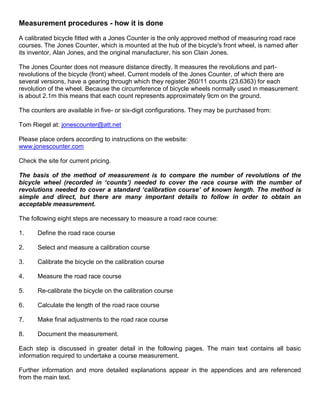 Iaaf aims-the-measurement-of-road-race-course | PDF