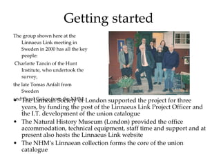 The Linnaeus Link Project | PPT