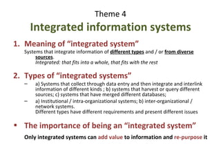 IAALD 2010 Closing Session Report: Integrated information systems | PPT