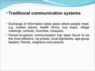 Information repackaging for the conservation of biodiversity on ...