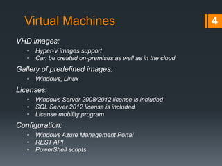 IaaS: Windows Azure Virtual Machines | PPT