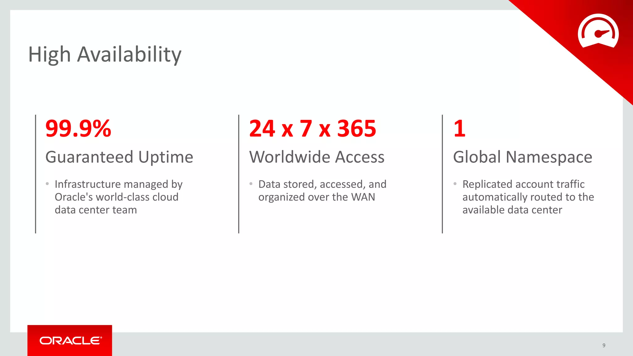 Oracle Storage Cloud Conference | PPT