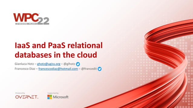 IaaS and PaaS relational databases in the cloud | PPT