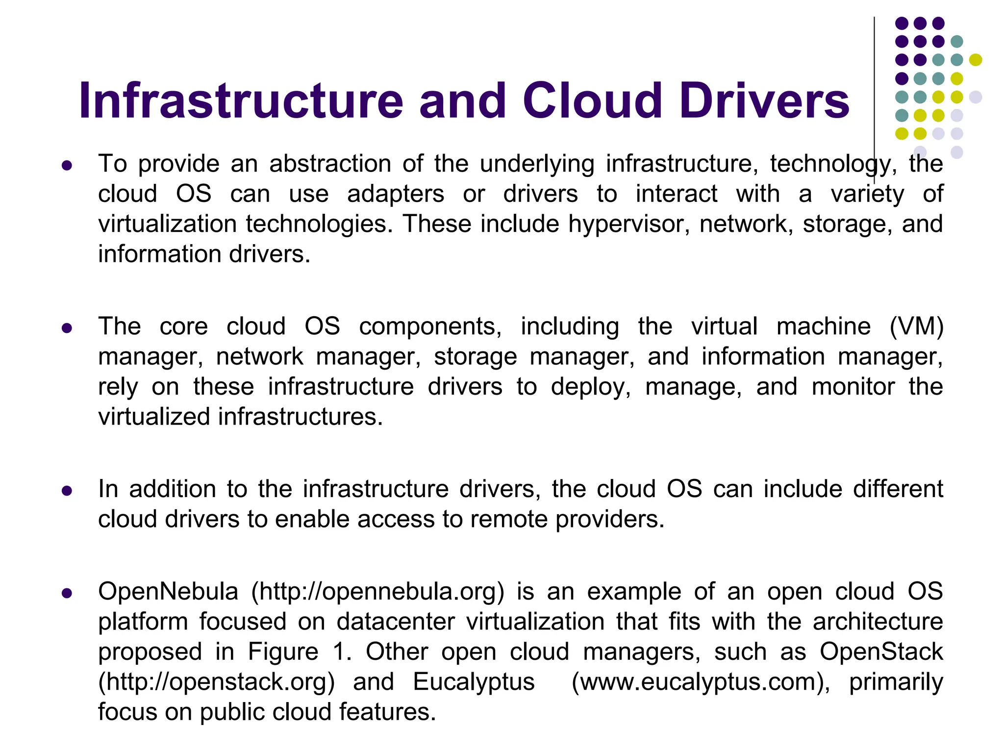 IaaS Cloud Architectures from Virtualized Data Centers to Federated ...