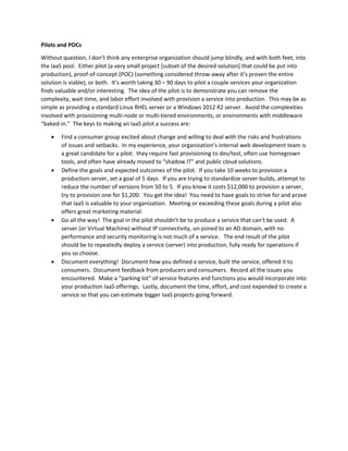 Transforming your IT Organization to Infrastructure-as-a-Service (Iaas ...