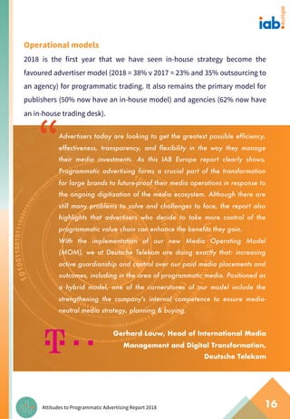 IAB Europe Report: Attitudes to Programmatic Advertising 2017 | PDF