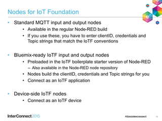 IAB3948 Wiring the internet of things with Node-RED | PPTX
