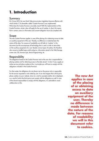 Iab cookie compliance guide | PDF