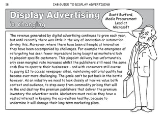 Iab guide to display advertising | PDF