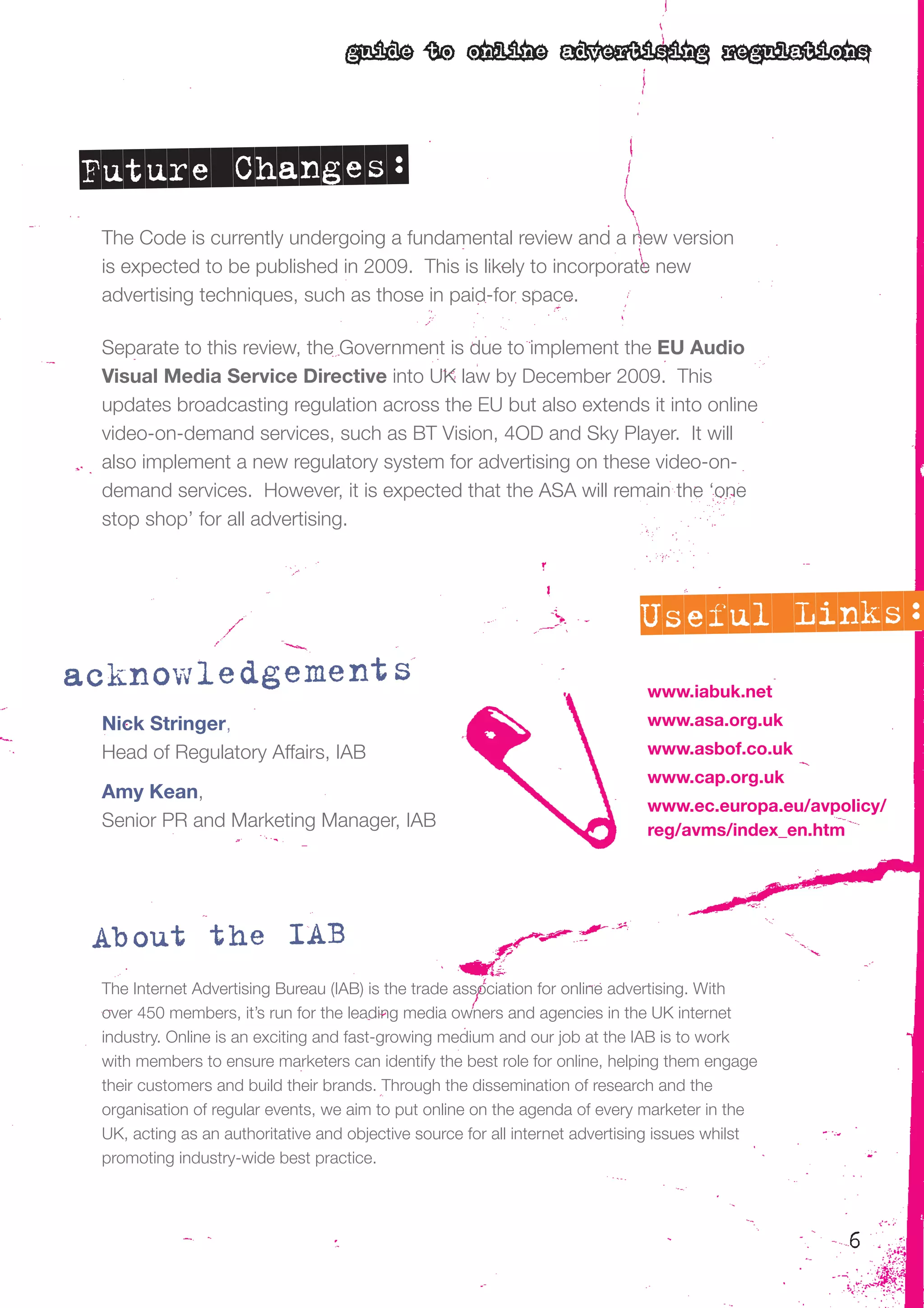 IAB Guide to online advertising regulations | PDF | Internet Safety ...