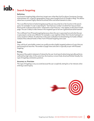 Iab local targeting_guide_0922_final | PDF | Internet | Computing