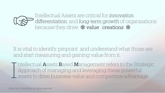 Intellectual Assets Based Management you should be aware of | PPT