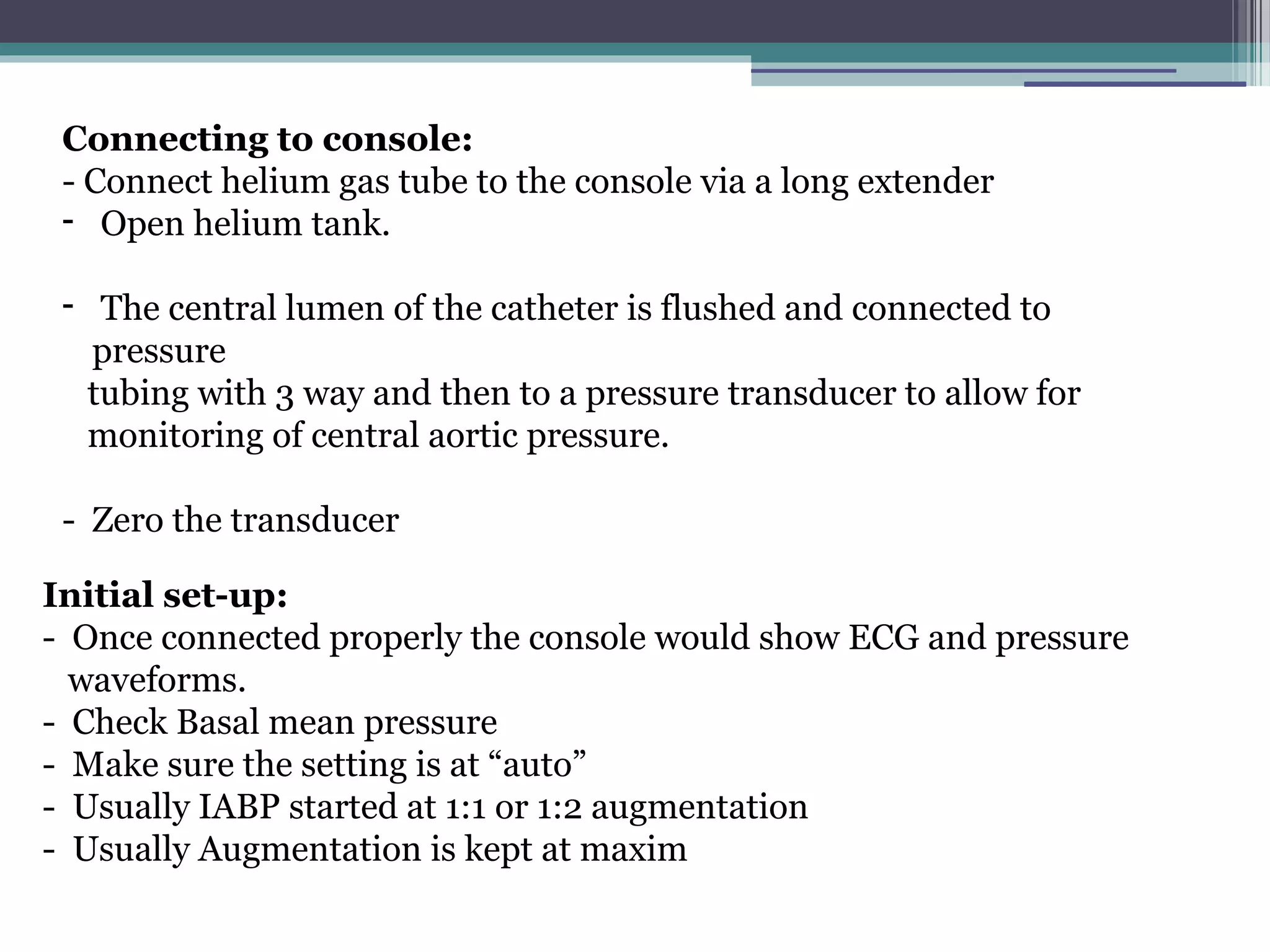 INTRA AORTIC BALLON PUMP (IABP) | PPT