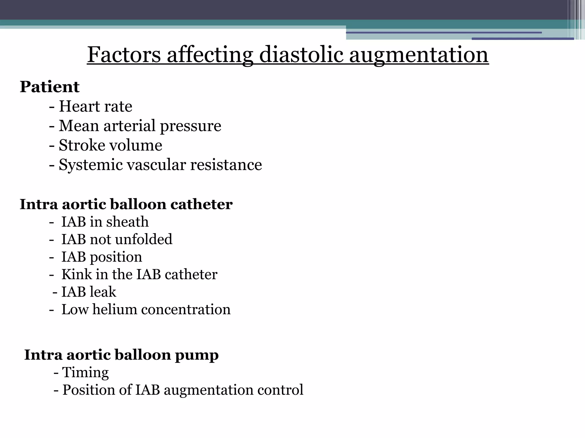 INTRA AORTIC BALLON PUMP (IABP) | PPT