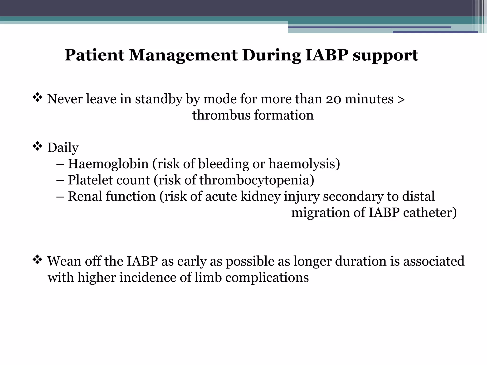 INTRA AORTIC BALLON PUMP (IABP) | PPT