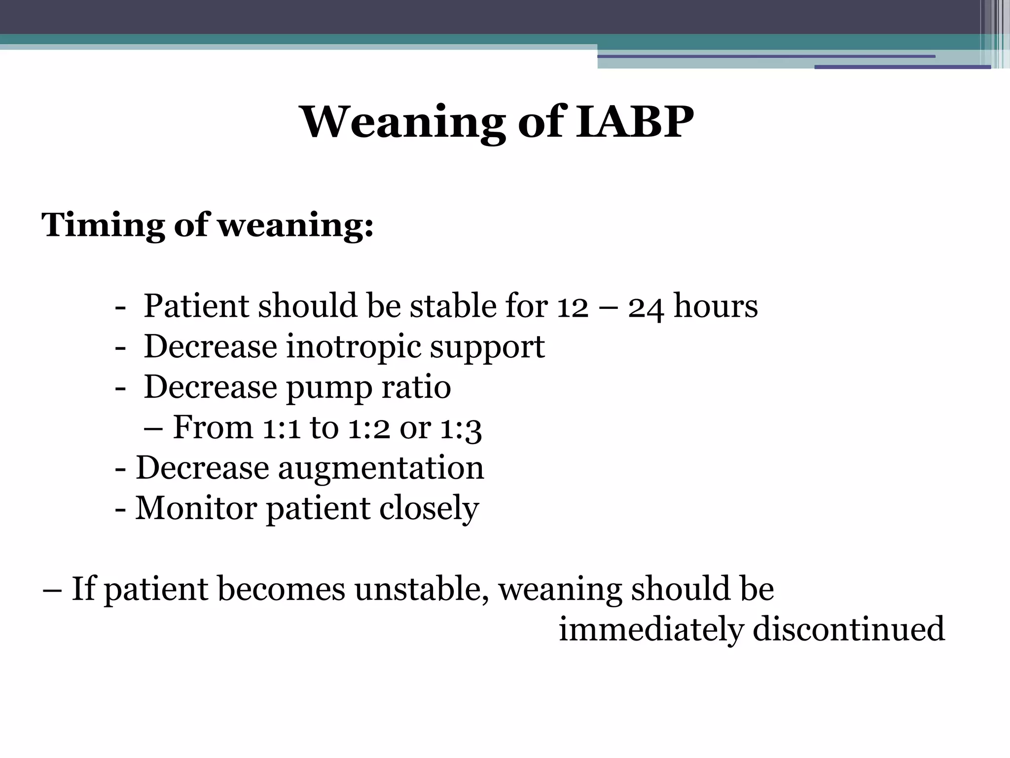 INTRA AORTIC BALLON PUMP (IABP) | PPT