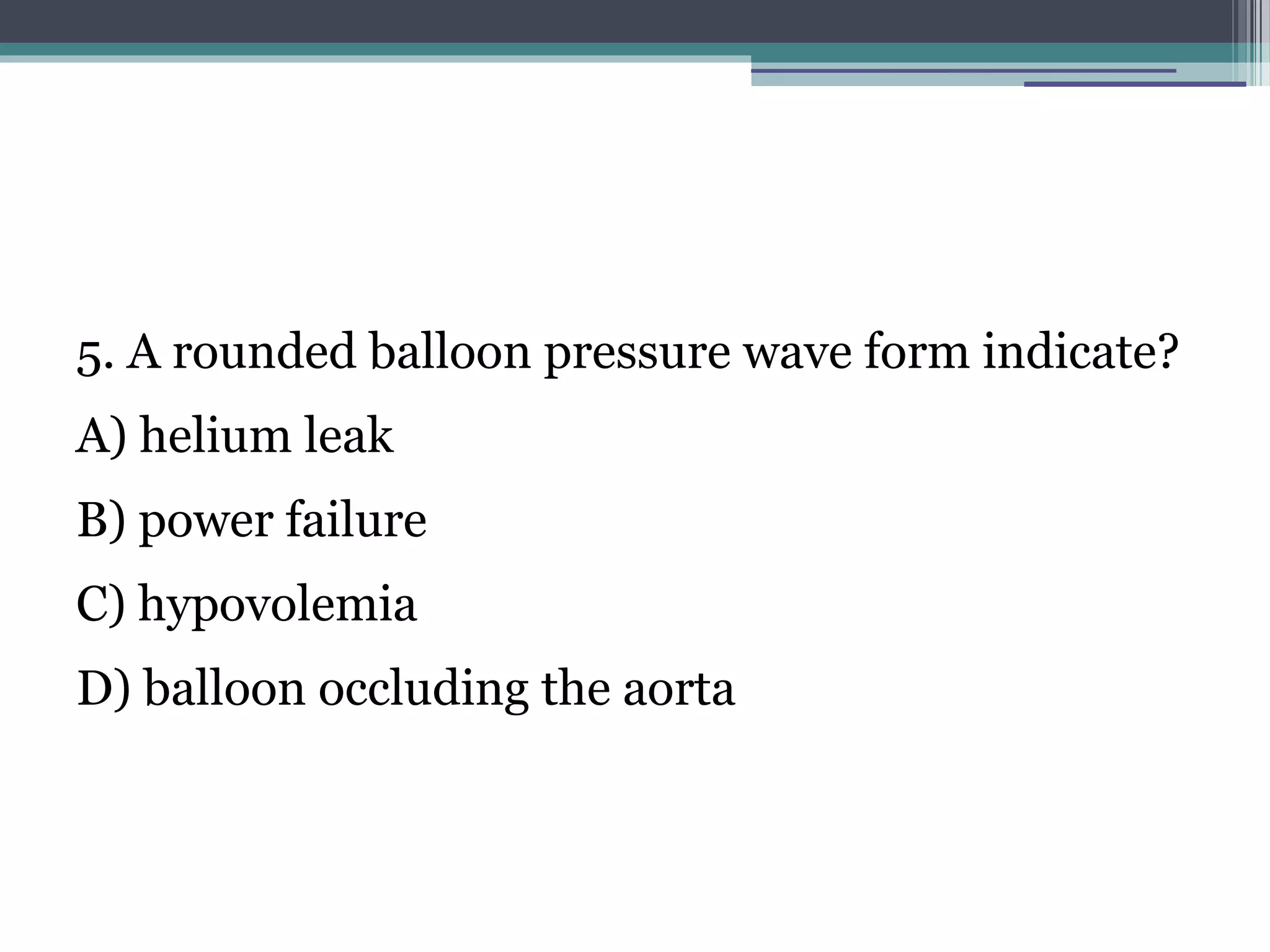 INTRA AORTIC BALLON PUMP (IABP) | PPT