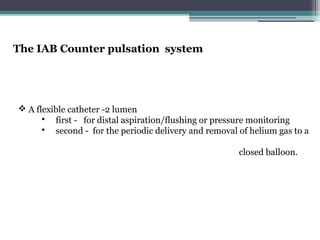 INTRA AORTIC BALLON PUMP (IABP) | PPT