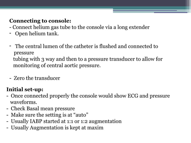 INTRA AORTIC BALLON PUMP (IABP) | PPT