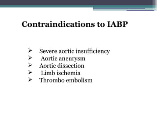 INTRA AORTIC BALLON PUMP (IABP) | PPT