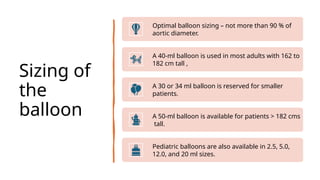 intra aortic ballon pump latest guidelines | PPTX