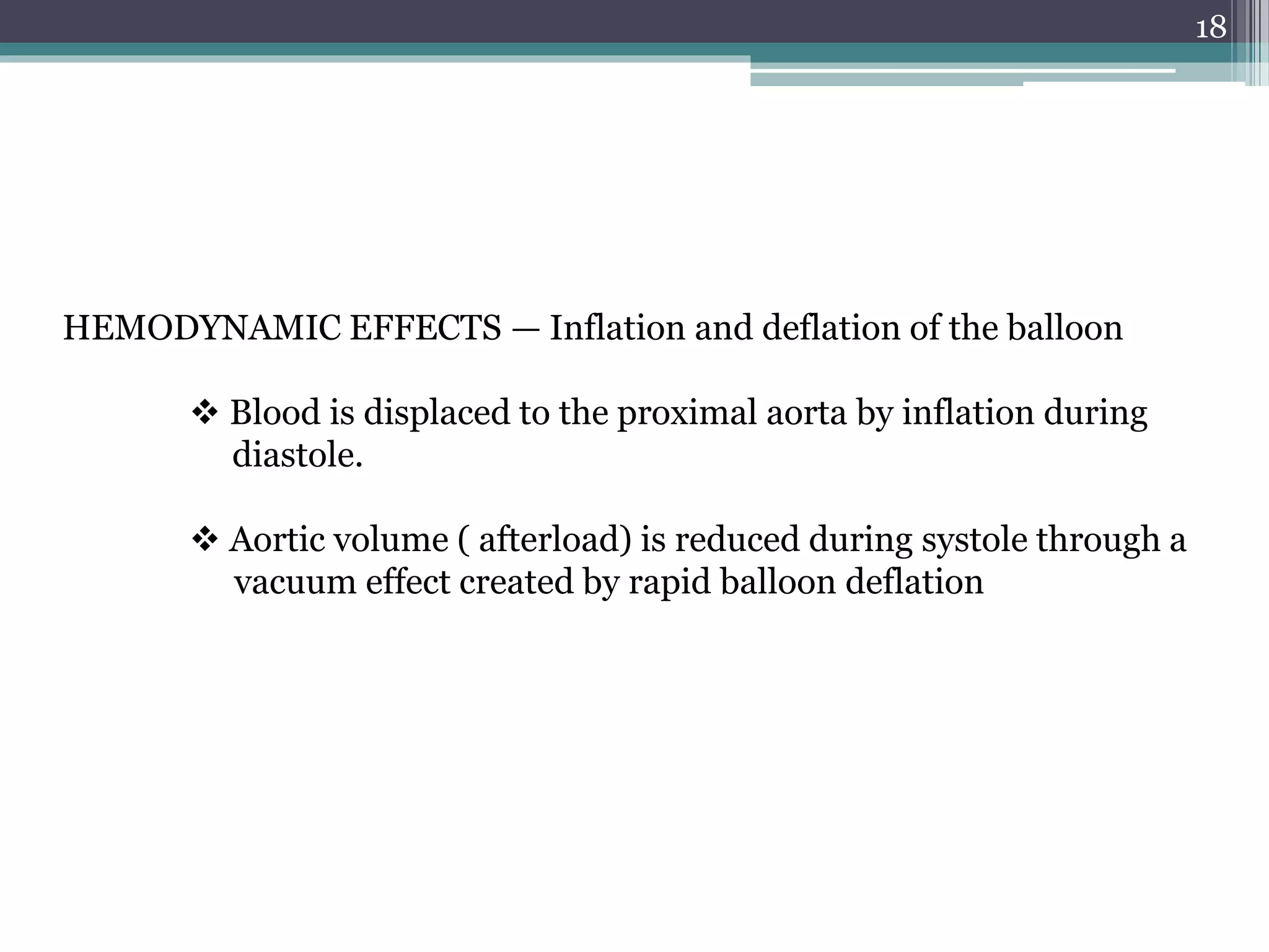 Iabp instrumentation, indications and complications | PPTX