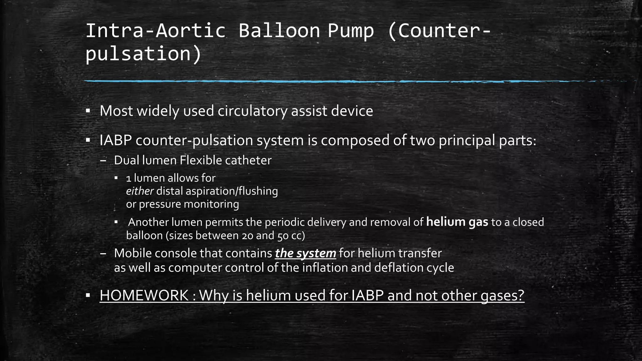 Overview of Intra-Aortic Balloon Pump (IABP) | PPTX