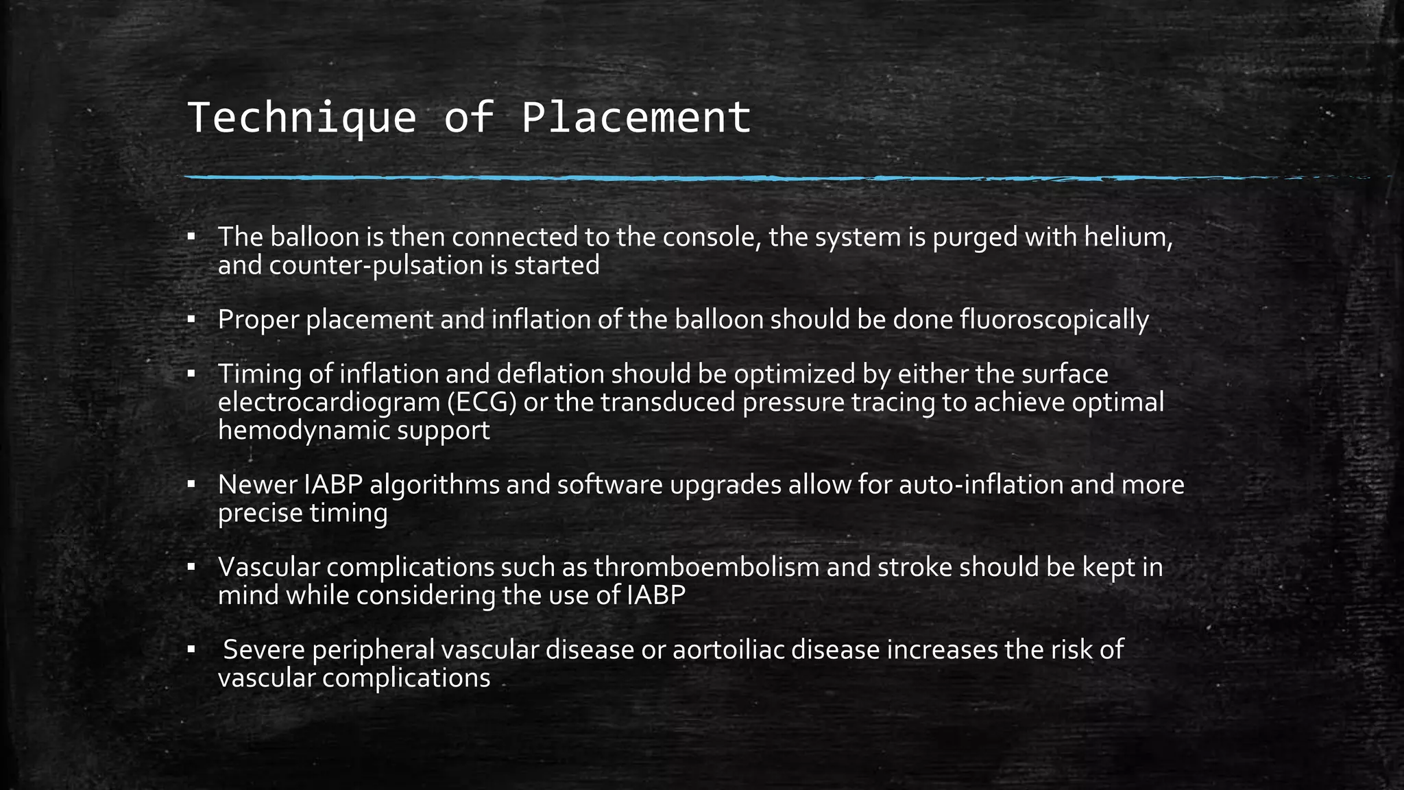 Overview of Intra-Aortic Balloon Pump (IABP) | PPTX