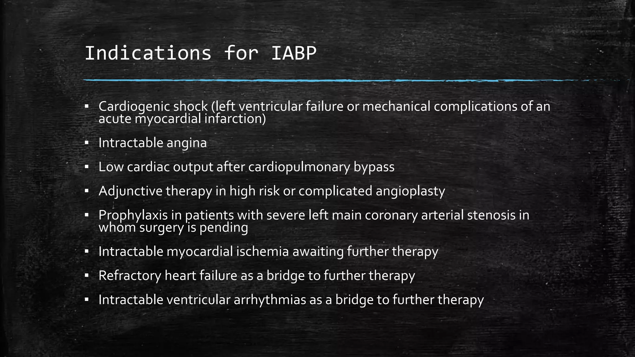 Overview of Intra-Aortic Balloon Pump (IABP) | PPTX