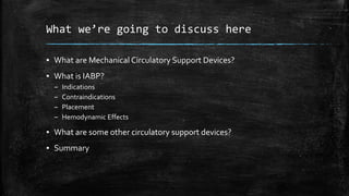 Overview of Intra-Aortic Balloon Pump (IABP) | PPTX