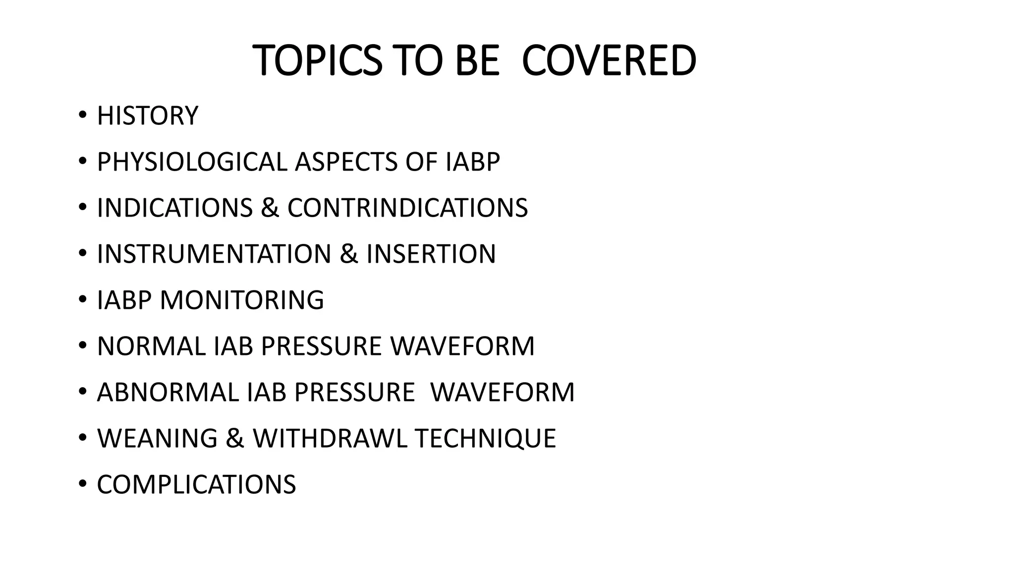 Iabp presentation | PPTX